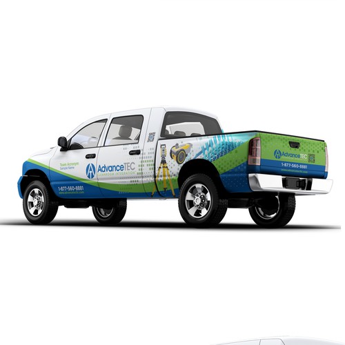 Designs | Design a Cutting-Edge, Classy Truck Wrap for AdvanceTEC ...