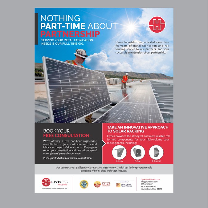 Design a Unique Solar Print Ad That Will Stand Out | Postcard, flyer or ...