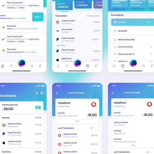 Designs | Modern and minimalistic app design for a personal life ...