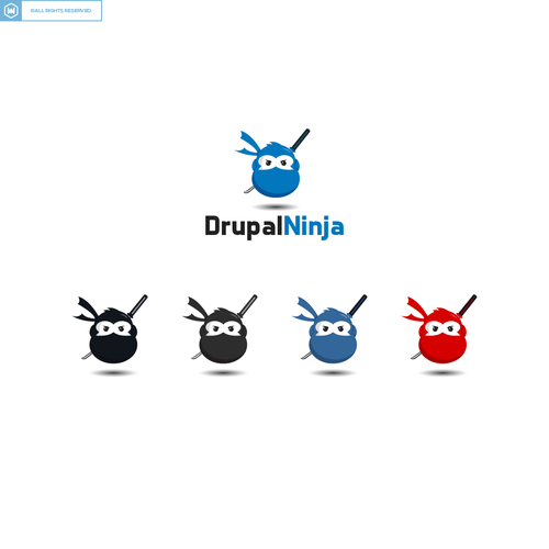 Do You Have Ninja Blood? Design Drupal Ninjas Logo! | Logo design contest