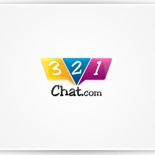 321CHAT.COM - CHAT LOGO | Logo design contest