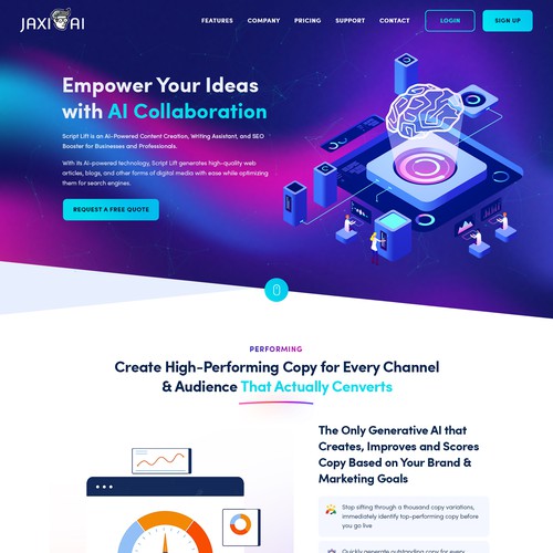 Ai websites - 112+ Best Artificial Intelligence Web Design Ideas 2024 ...