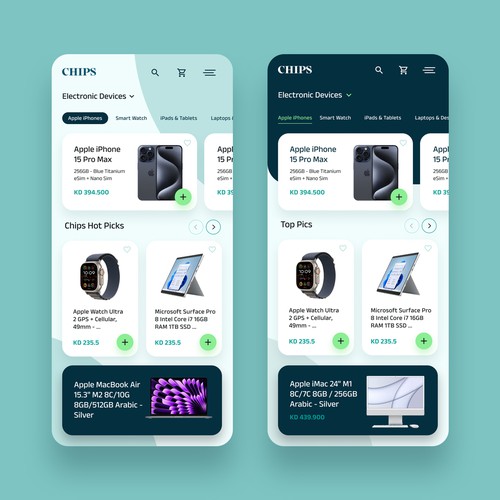 Designs | E-commerce Mobile UI/UX | App design contest