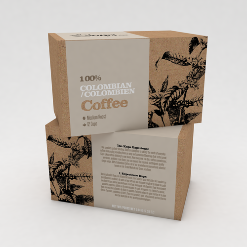 Re Design of some boxes for Coffee | Product packaging contest