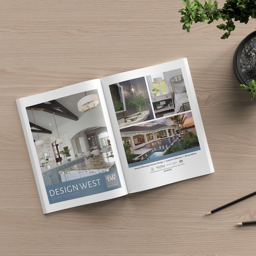 Interior Design Magazine Print Ad 2 Page Layout | Other business or ...
