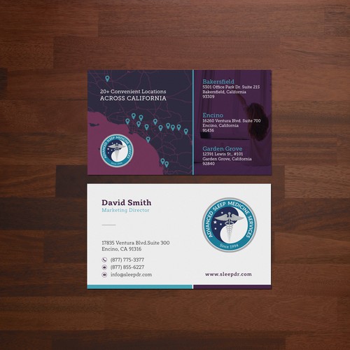 Design business cards for healthcare sales team incorporating our new ...