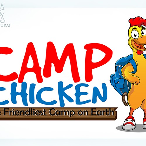 "CAMP CHICKEN" - fun summer camp logo! | Logo design contest