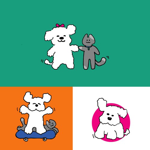 Designs | Fluffy Friends Duo: Crafting Mascots That Spark Joy ...
