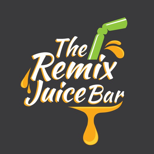 REMIX JUICE need logo for the company and logo The Remix Bar for his ...