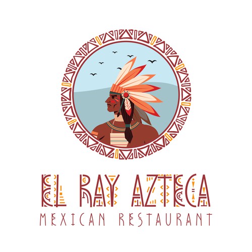 Designs | Aztec Warrior/King Logo for Mexican Restaurant - Guerrero/Rey ...