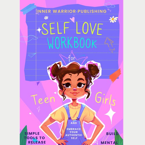Designs | Self-help cover for girls 11-15 | Book cover contest