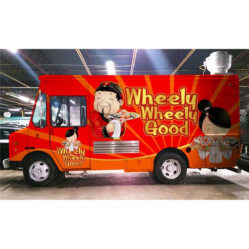 "Wheely Wheely Good" food truck | Car, truck or van wrap contest