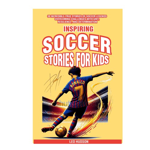 Designs | Soccer Stories for Kids Book Cover Design | Book cover contest