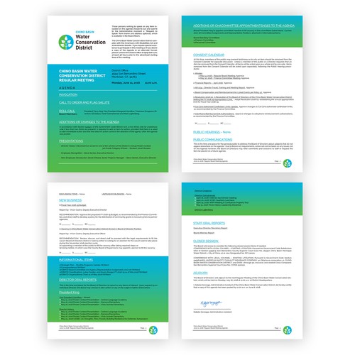 Design Branded Word Template System for Conservation Organization's ...