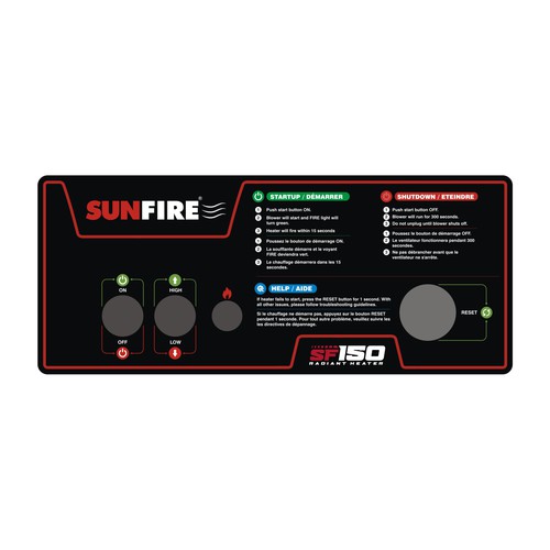 Designs | Modern Label for Unique Commercial Heater | Product label contest