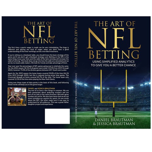 Designs | The Art of NFL Betting | Book cover contest