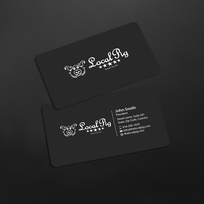 Local Butcher Shop - Business Card | Business card contest