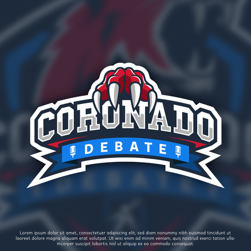 Designs | Logo to make debate team feel like a pro sports team | Logo ...