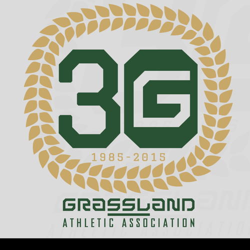 Grassland Athletic Association 30th Anniversary Logo | Logo design contest