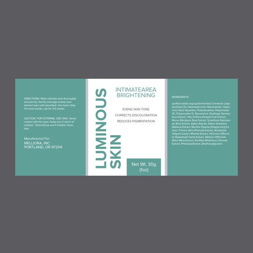 Redesign My Existing Skin Care Label (EDITABLE FILES PROVIDED ...