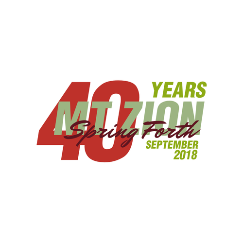 Design a Modern Stylish Logo for a Church Anniversary Celebration ...