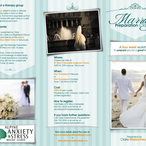 Brochure design for a Marriage Preparation Class | Brochure contest