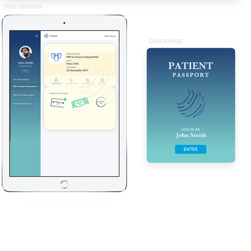Design a Modern, Engaging "Patient Passport" for our Clinical Software ...