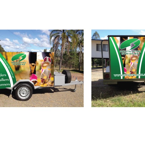 Design our running club's new eye catching trailer wrap | Signage contest