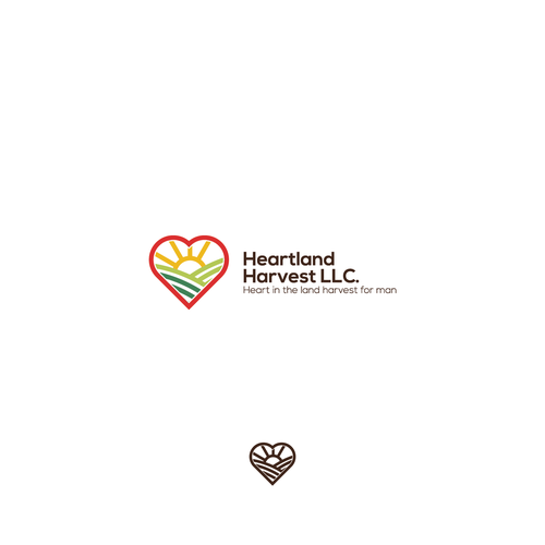 Design a simple but inspirational farm logo for Heartland Harvest ...