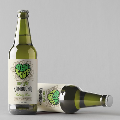 One Love Kombucha | concurso Rótulo