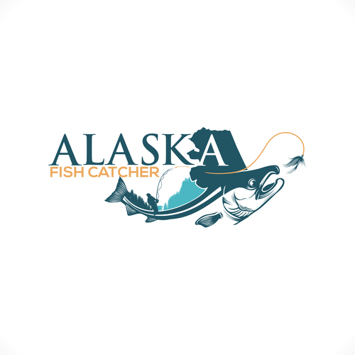Alaskan Fishing Guide and Lodge to "catch" the ultimate logo design ...