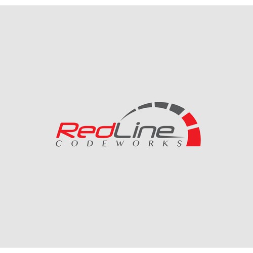 Develop a logo for Redline Codeworks with stylish rendition of ...