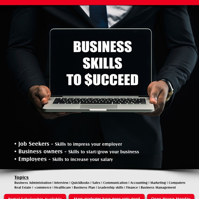 Business Enrichment Course Flyer | Postcard, flyer or print contest