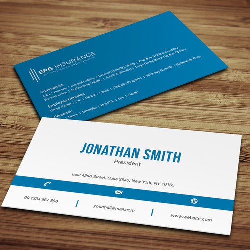 Progressive Business Card, Stationary and Envelope for Insurance Agency ...