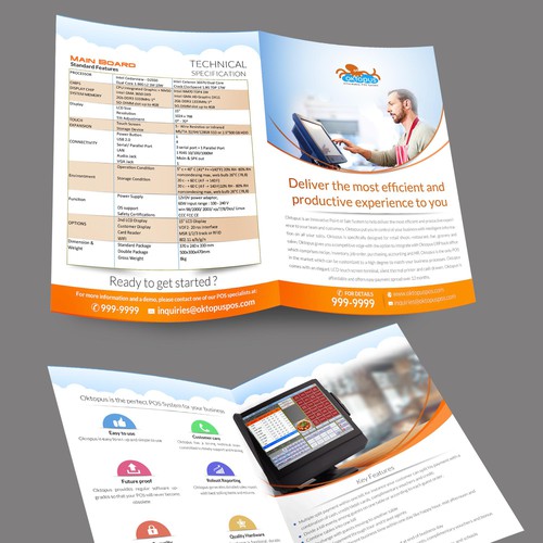 Designs | Create a classy and luxury look for a POS brochure | Brochure ...