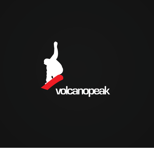 Volcano Peak - kite surfing, snowboarding, skateboarding | Logo design ...