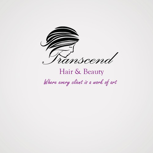 Create an innovative cutting-edge logo for Transcend Hair and Beauty ...