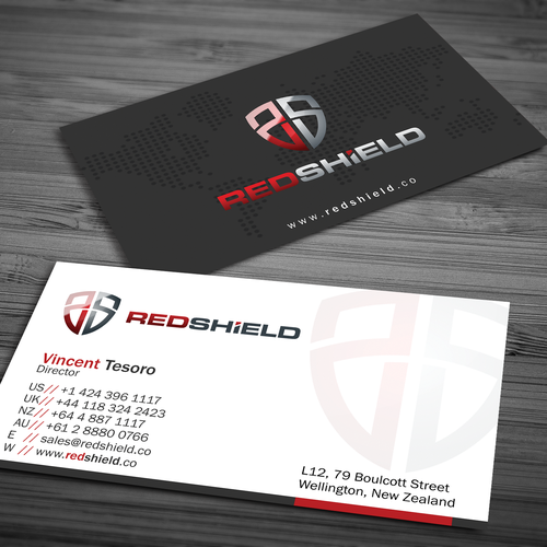 Design a Business Card for an innovative Cyber Security Company ...