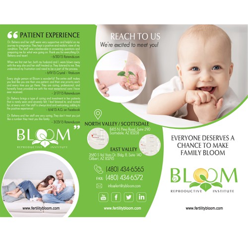 Create warm inviting brochure for fertility clinic | Brochure contest