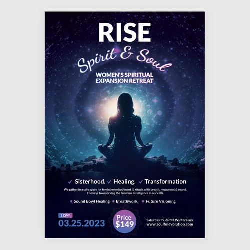Designs | Spiritual Retreat Flyer | Postcard, flyer or print contest