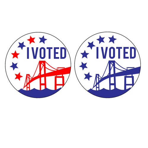"I Voted" (in Rhode Island) sticker | Sticker contest
