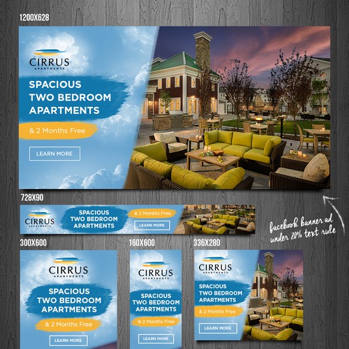 Designs | Lux Apartment Banner Ad Contest | Banner ad contest