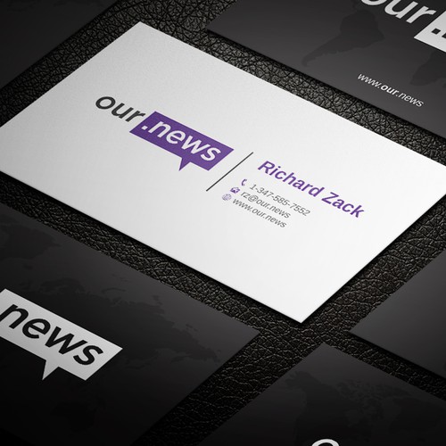 Design a unique business card for a company battling fake news ...