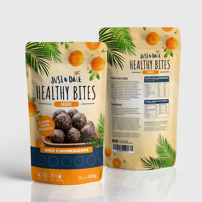 Design a Healthy bites nutritional package | Product packaging contest