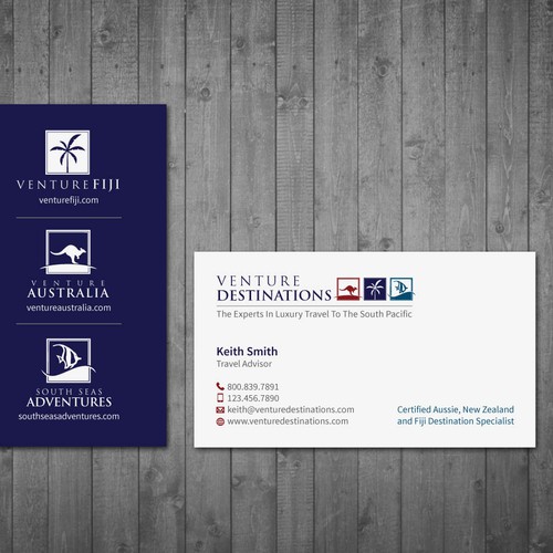 Design a Business Card for a Luxury Travel Brand (logos provided ...