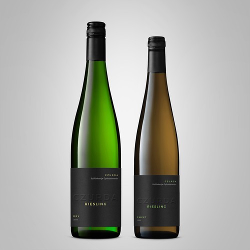 Riesling wine lable | Product label contest