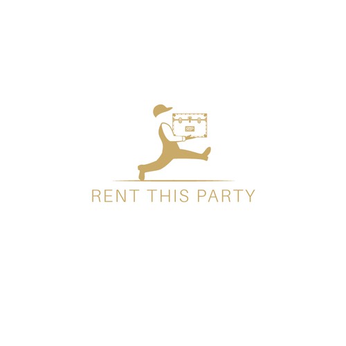 Luxurious PARTY BOX Logo --- RENT THIS PARTY | Logo design contest