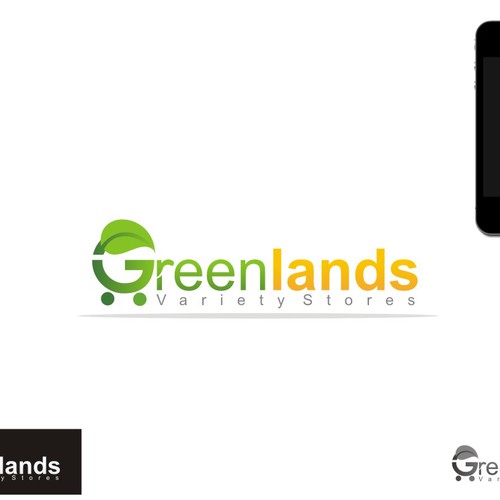 logo for Greenlands Variety Stores | Logo design contest