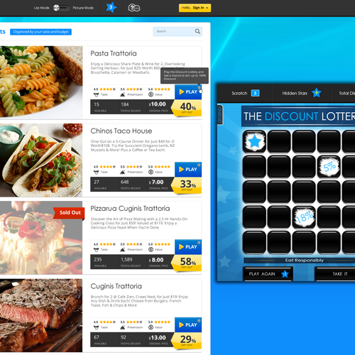 Sleek, Modern & Creative Design for DiLotto Lottery Ticket ...