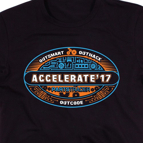 Design a killer tshirt for our themed "hackathon" event | T-shirt contest